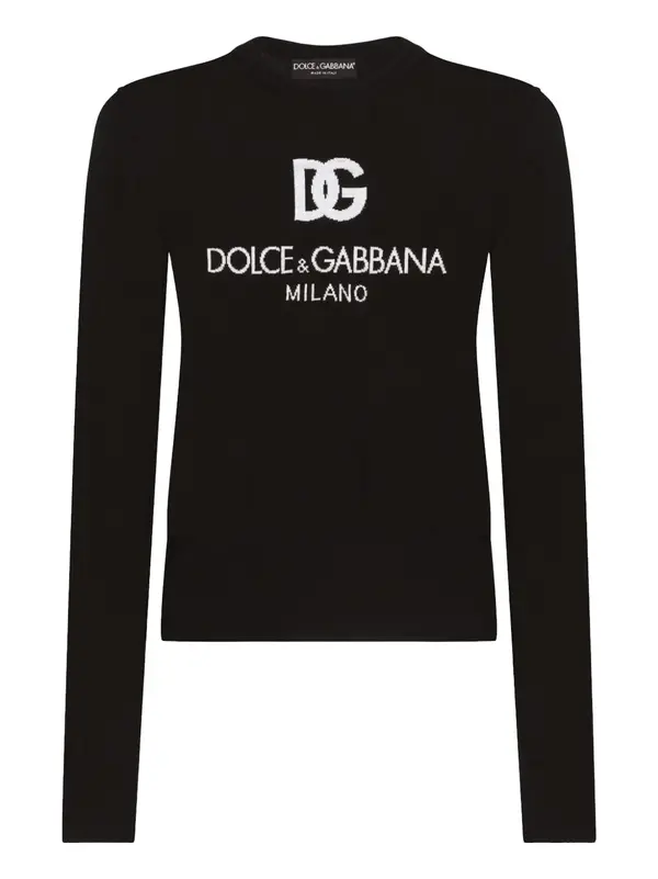 Dolce & Gabbana Milano Long-sleeve Top - Black