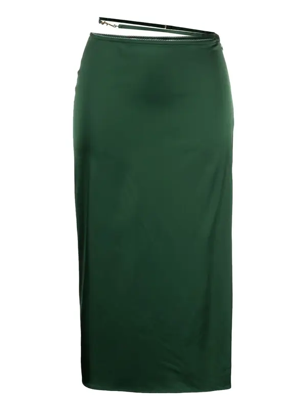 Jacquemus La Jupe Notte Midi Skirt - Green