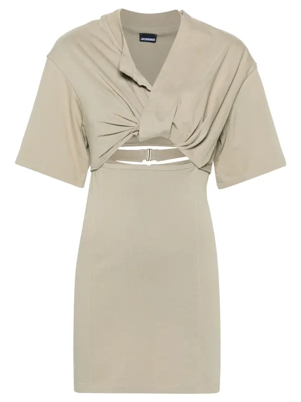 Jacquemus La Robe T-shirt Bahia Minidress - Neutrals