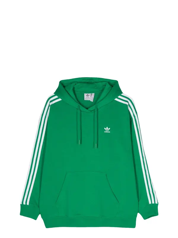 Adidas Logo-embroidered Hoodie - Green