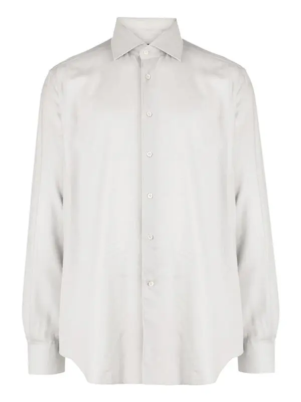 Corneliani Long-sleeve Button-down Shirt - Blue
