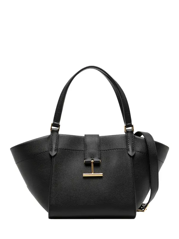 TOM FORD Tara Leather Tote Bag - Black