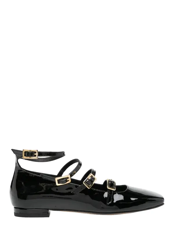 ALOHAS Luke Multi-strap Ballerina Flats - Black