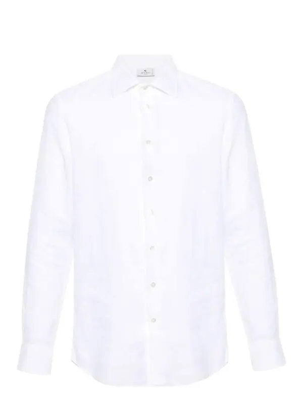 Etro Pegaso Linen Shirt - White