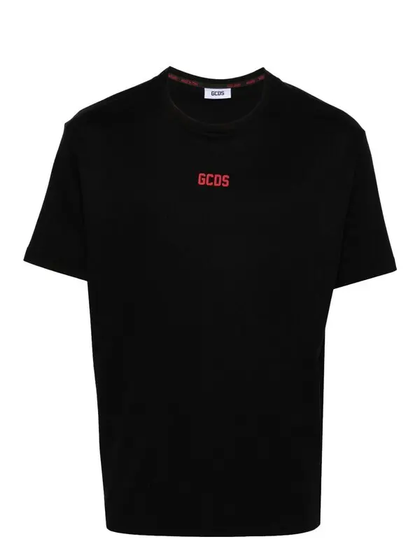 Gcds Logo-print T-shirt - Black