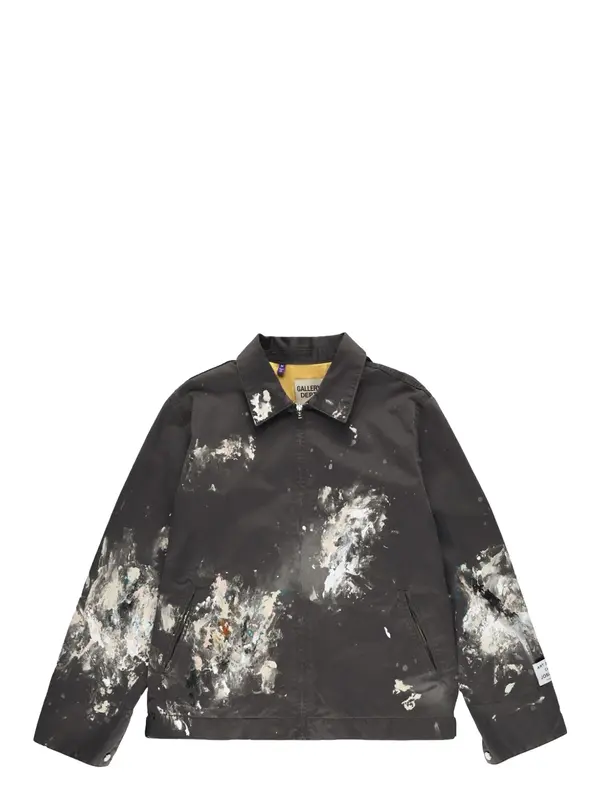GALLERY DEPT. Montecito Paint Splatter-print Jacket - Black