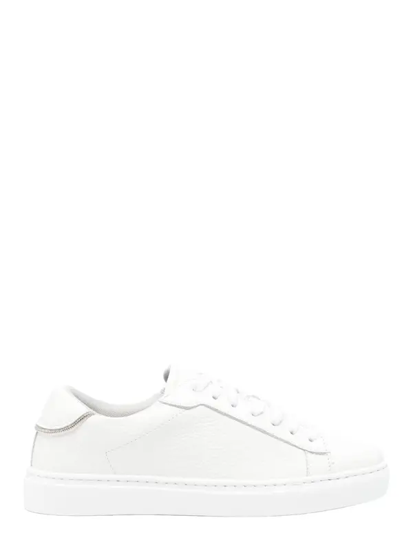 Fabiana Filippi Dalila Leather Sneakers - White