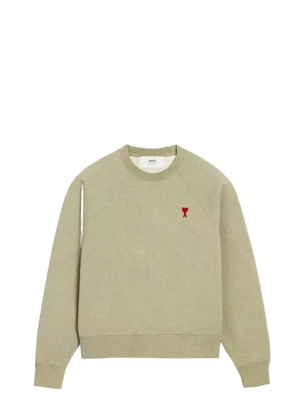 Ami De Coeur Embroidered Sweatshirt - Green