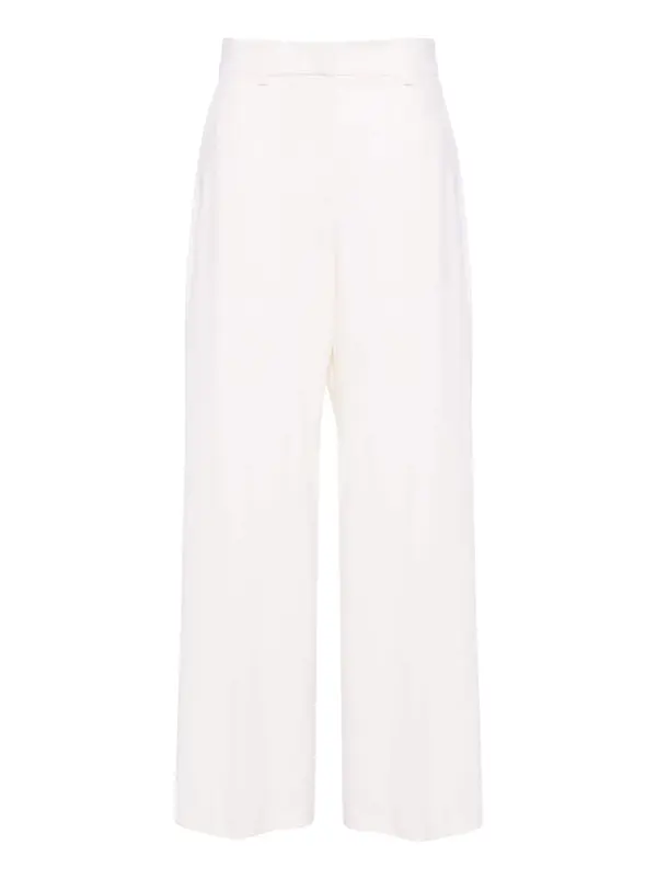 MSGM High-waist Tailored Trousers - Neutrals