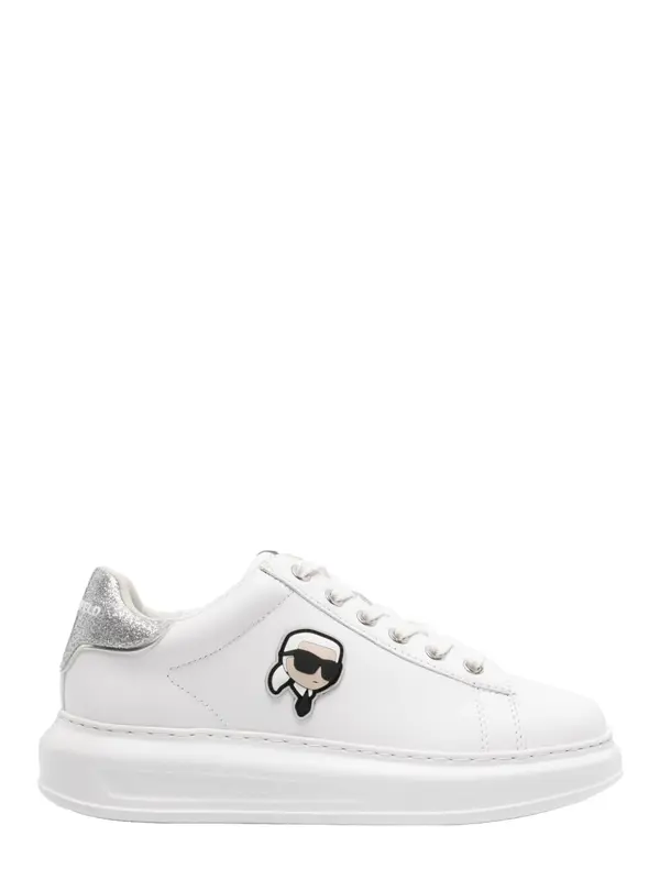 Karl Lagerfeld K/ikonik Kapri Leather Sneakers - White
