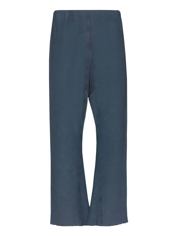 MAISON MARGIELA Wide-leg Cotton Track Pants - Blue