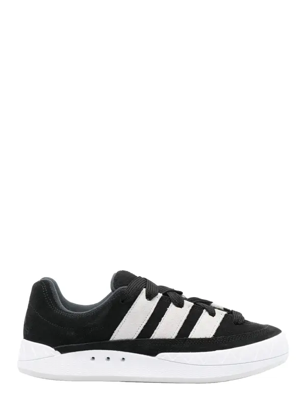 Adidas Adimatic Embroidered-logo Sneakers - Black