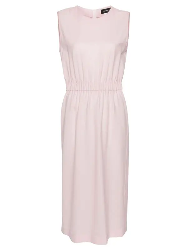Fabiana Filippi Contrast-stitching Midi Dress - Pink