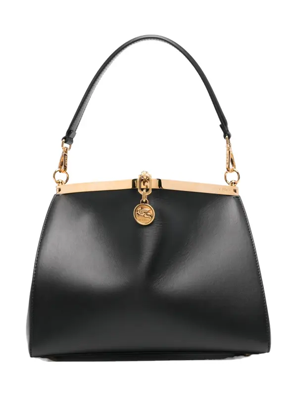 Etro Vela Leather Tote - Black