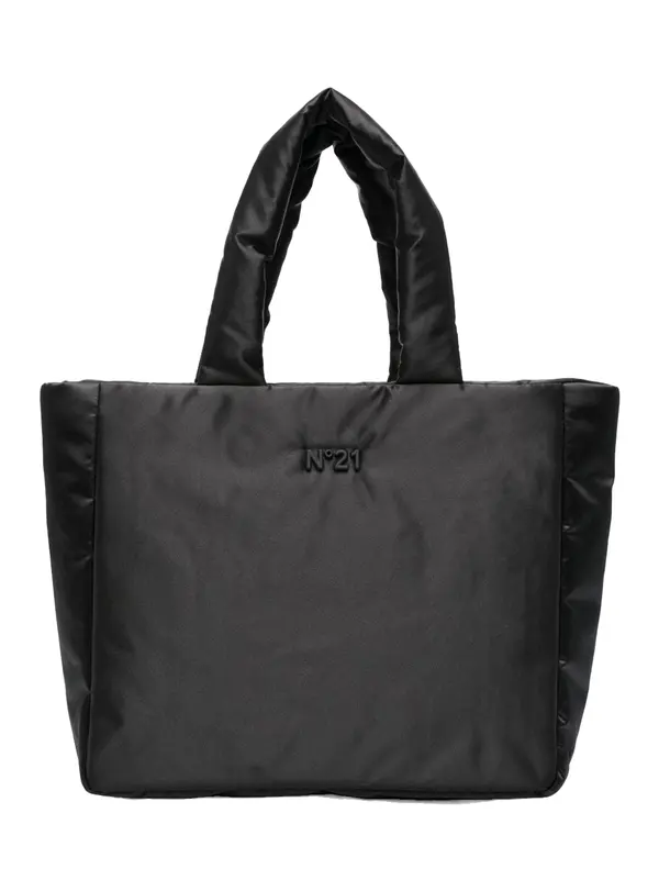 N°21 Padded Tote Bag - Black