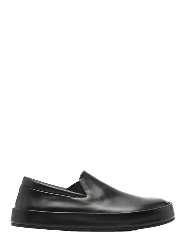 Marsèll Leather Slip-on Loafers - Black