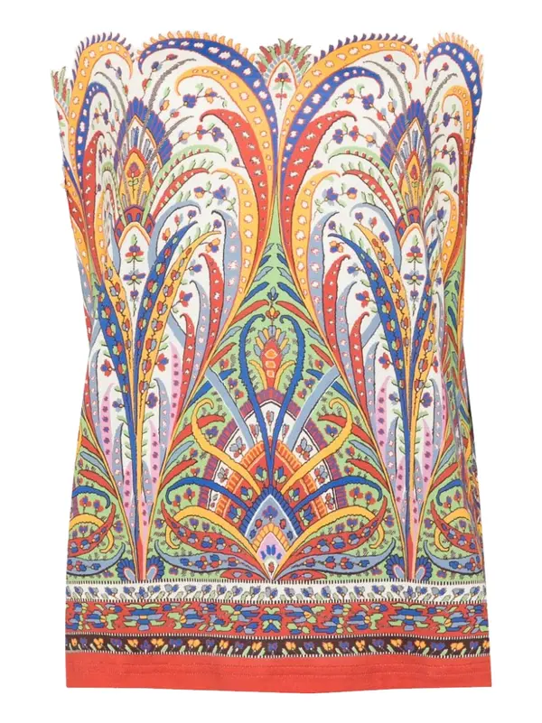 Etro Paisley-print T-shirt - Neutrals