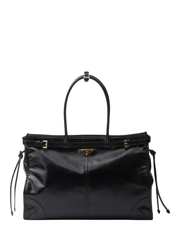 Prada Extra-large Leather Handbag - Black