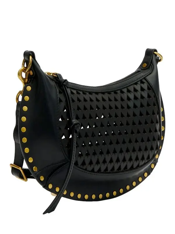 Isabel Marant Oskan Moon Shoulder Bag - Black
