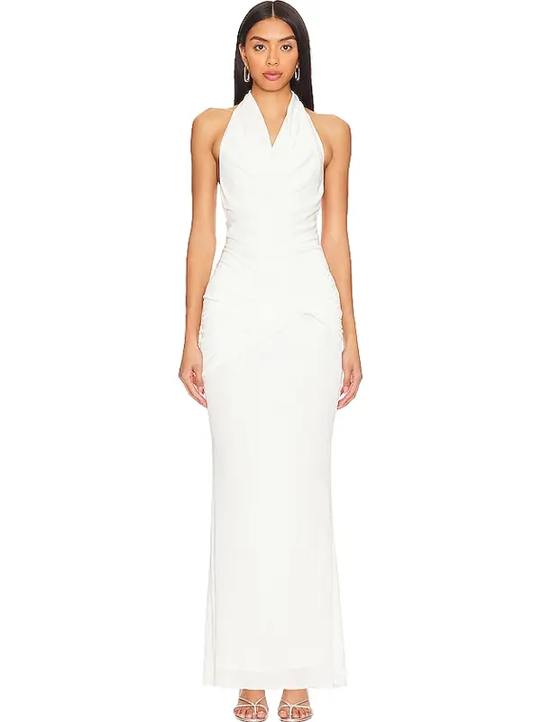 Superdown Dahlia Gown - White