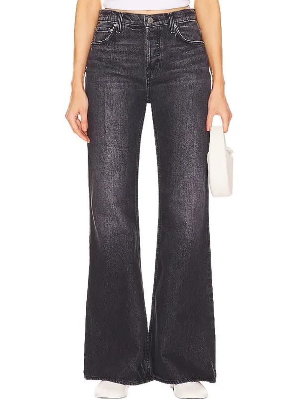 GRLFRND Jade Relaxed Flare Jeans - Berlin