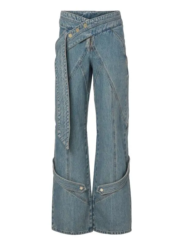 Blumarine Wide-leg Jeans - Blue