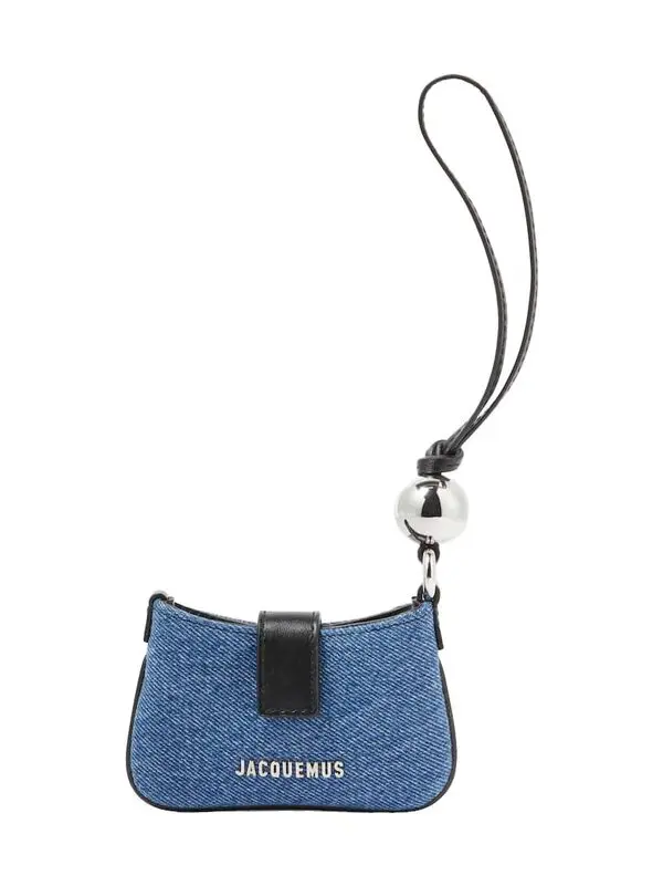 Jacquemus Le Porte Bisou Denim Card Holder - Blue