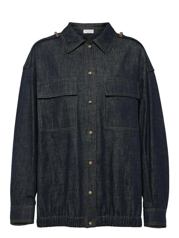 Brunello Cucinelli Cotton Shirt - Blue
