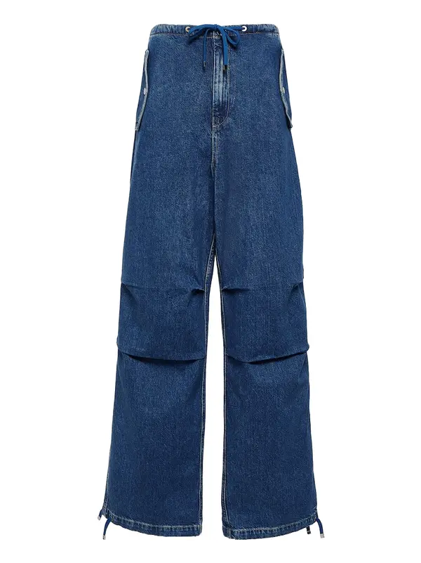 DION LEE Parachute Wide-leg Jeans - Blue