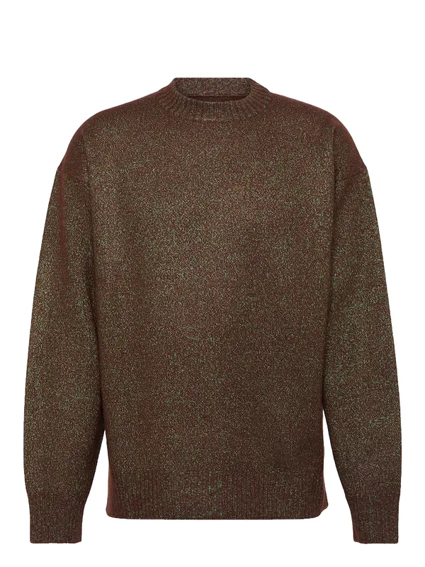 JIL SANDER Wool-blend Sweater - Brown