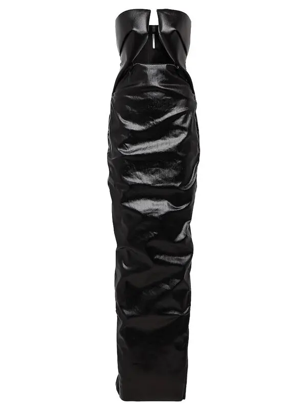 Rick Owens Prong Cutout Gown - Black