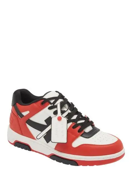 Off-White Out Of Office Low Top Sneakers - Red Black