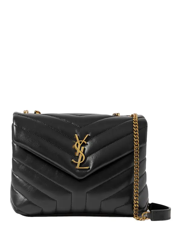 Saint Laurent Loulou Small Shoulder Bag - Black