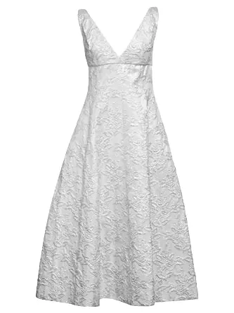 Philosophy Di Lorenzo Serafini Couture Midi Dress - Silver