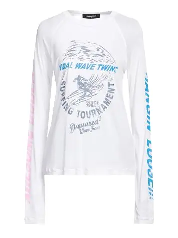 Dsquared2 Printed Jersey T-shirt - Off White
