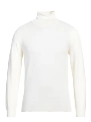 CRUCIANI Turtleneck Wool Sweater - White