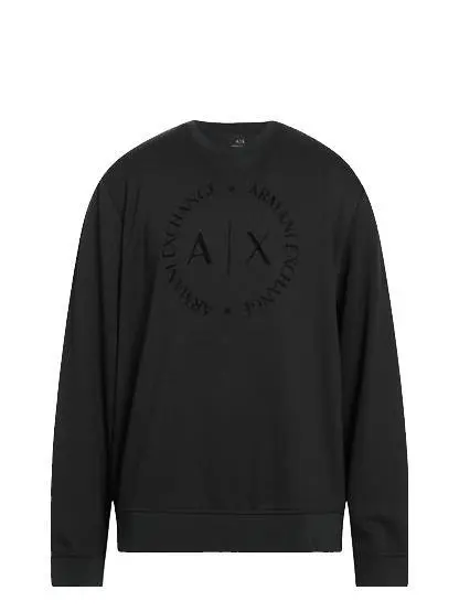 Armani Exchange Sweatshirt In Polyester, Viscose And Elastane - Black