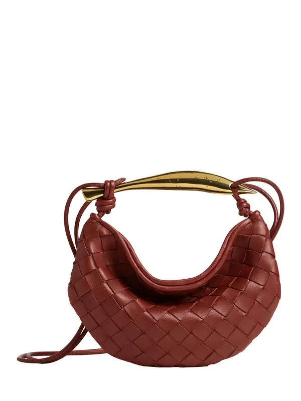 Bottega Veneta Sardine Shoulder Bag - Brown