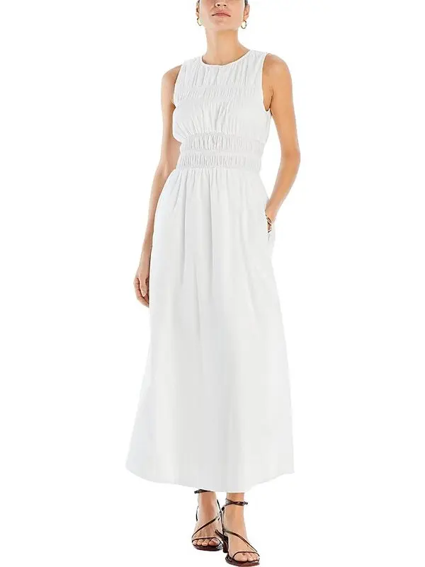 Faithfull The Brand Solem Midi Dress - White