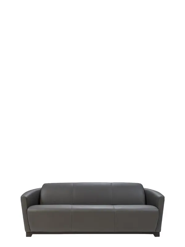GIUSEPPE NICOLETTI Hollister Maxi Leather Sofa - Bull Grigio Scuro
