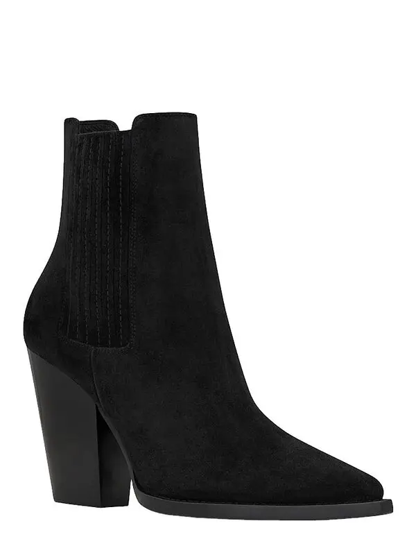 Saint Laurent Theo Chelsea Boots - Black Suede