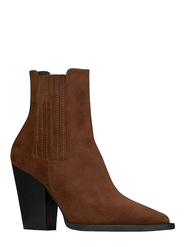Saint Laurent Theo Chelsea Boots - Land Suede
