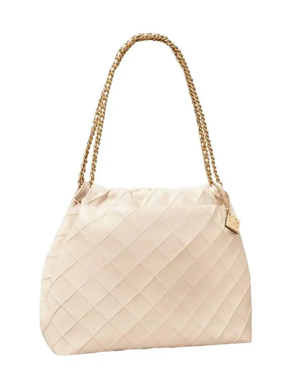 Tory Burch Fleming Soft Hobo Bag - New Cream