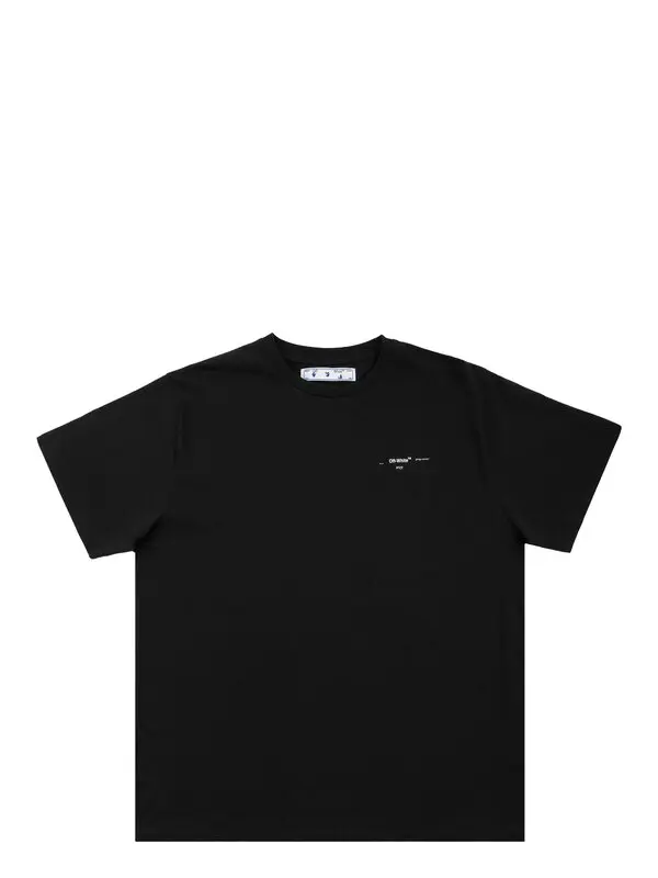 Off-White Colour Painting Diagonals Arrows Tee - Black