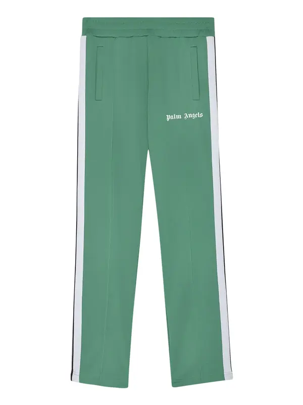 Palm Angels Classic Track Pants /white - Green