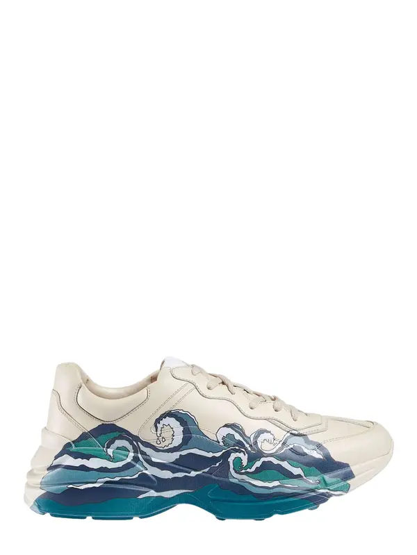 Gucci Rhyton Wave Sneakers - White