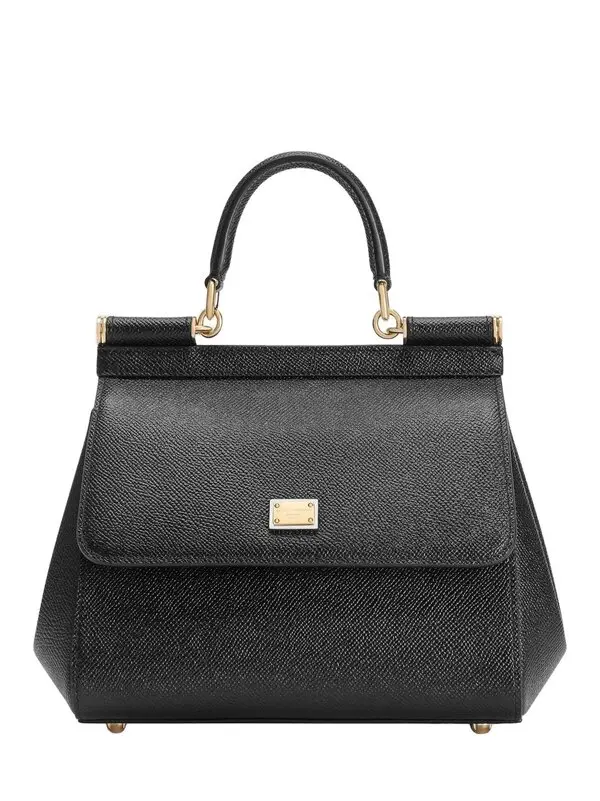 Dolce & Gabbana Small Sicily Handbag - Black