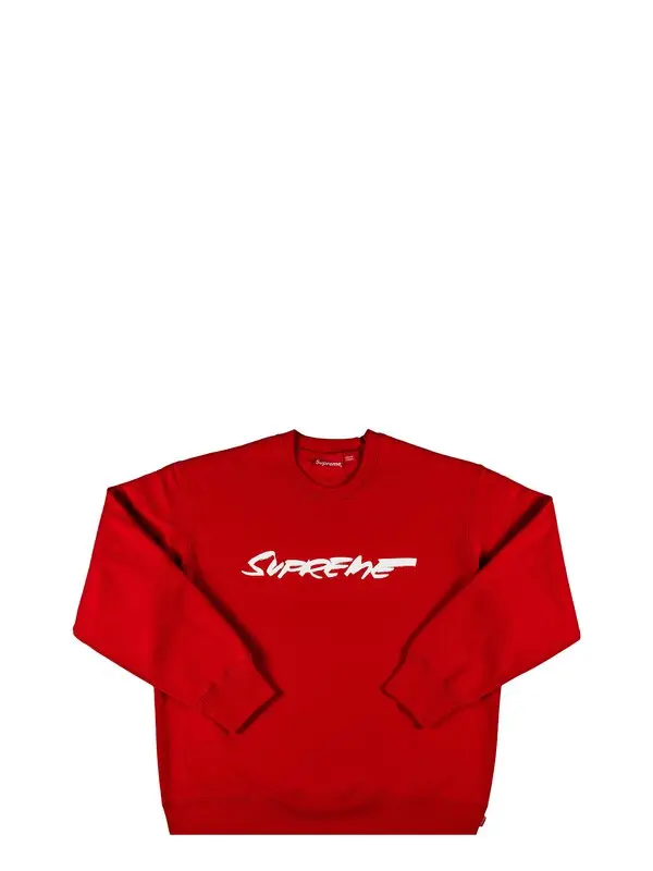 Supreme Futura Logo Crewneck - Red
