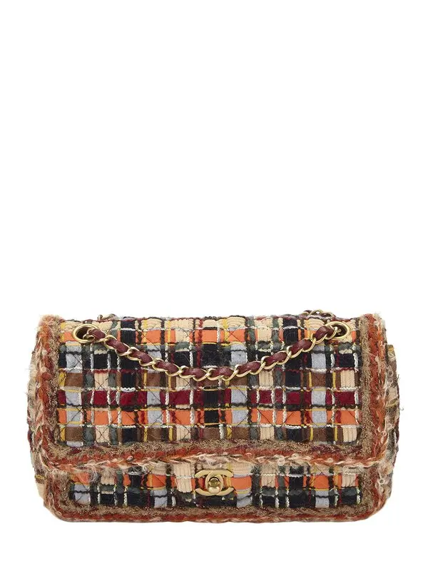 Chanel Tweed Half Flap Bag - Multi