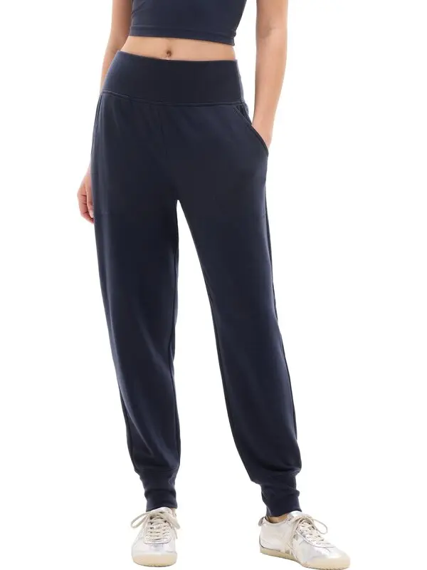 Athleta Coaster Luxe High Rise Jogger - Navy